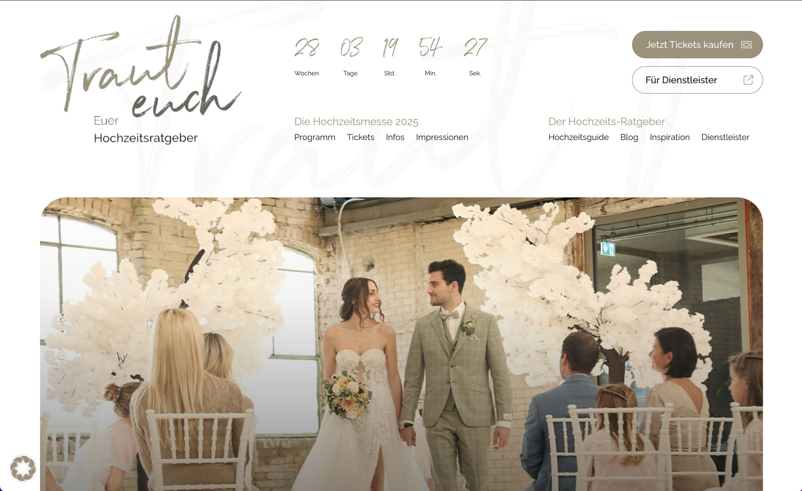 Stand buchen - Traut euch